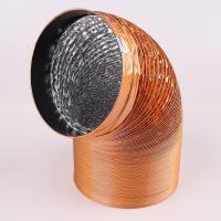 China Semi Rigid Aluminum Flexible Ducting Pipe 8 Inch 100mm 125mm Air Duct for HVAC Ventilation for sale