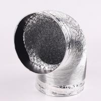 China Semi Rigid Aluminum Flexible Ducting Pipe 8 Inch 100mm 125mm Air Duct for HVAC Ventilation for sale