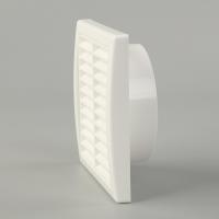 China 100-200mm Plastic ABS PC Ventilation Electric Air Gravity Fixed Louvre Square Grille for sale