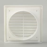 China 100-200mm Plastic ABS PC Ventilation Electric Air Gravity Fixed Louvre Square Grille for sale