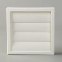 China 100-200mm Plastic ABS PC Ventilation Electric Air Gravity Fixed Louvre Square Grille for sale