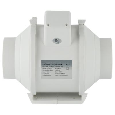 China ELMAK 240V AC Axial Flow Duct Fan 4 6 8 Inch Silent Hydroponics Inline Exhaust Fan for sale