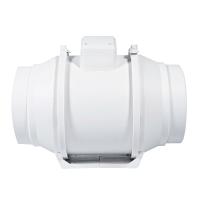 China White 6 Inch Exhaust Booster Fan for Hydroponic Grow Tent 240V IP44 Speed Controller for sale