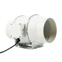 China 220V 4-12 Inch 100-200mm Mixed Flow Inline Fan for Air Duct Ventilation for sale