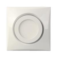 China AC 240V Square Extractor Fan for Ceiling Window Mounted Ventilation 3 Year Warranty for sale