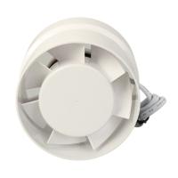 China Customized Logo Plastic Roof Exhaust Fan 240V Kitchen Air Extraction Wall Mount for sale