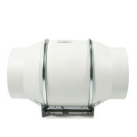 China AC Electric Mixed Flow Exhaust Duct Fan 100mm 125mm 150mm Silent Ventilation for sale
