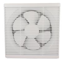 China 6-8 Inch Silent Electric Greenhouse Square Ventilation Fan 240V IP44 with LED Light Wall Mounted Exhaust Fan 162-252 Air Quantity for sale