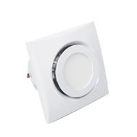 China Wall Ceiling Mount Ventilation Fan with LED Light and 162-252 Air Quantity in White for sale