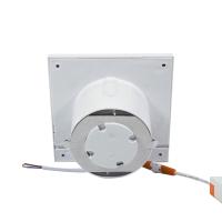 China Wall Ceiling Mount Ventilation Fan with LED Light and 162-252 Air Quantity in White for sale