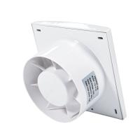 China ABS Silent Glass Window Electric Air Extractor Fan with LED Light and Plastic Blade for sale