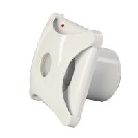 China Low Noise 6 Inch 240V Hydroponics Silent Mixed Flow Exhaust Inline Fan White for sale