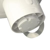 China 100mm Bathroom Ultra Quiet Ventilation Fan with LED Light 240V Wall Mounted Exhaust Fan for sale
