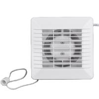 China ELMAK 6 8 Inch Axial Fan PVC Window Mount Exhaust Fan 220V 110V Kitchen Bathroom for sale
