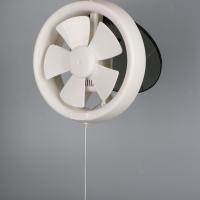 China Round Plastic Shutter Exhaust Fan 6 Inch IP44 Waterproof Silent Ventilation for Home Kitchen Bathroom for sale