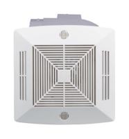China 8 Inch Silent Plastic Square Bathroom Ventilation Fan with LED Light Ceiling Mounted Exhaust Fan 3 Years Warranty for sale