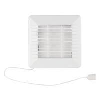China Bathroom Wall Mounted Exhaust Fan IP44 Waterproof 3 Years Warranty ABS Ventilation Extractor for sale