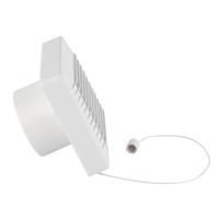 China Bathroom Wall Mounted Exhaust Fan IP44 Waterproof 3 Years Warranty ABS Ventilation Extractor for sale