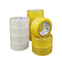 China Bopp Transparent Yellow Self Adhesive BOPP/OPP Packing Tape Bopp for sale