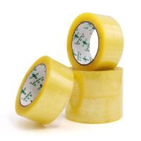 China Clear / Transparent Yellowish Opp Carton Sealing FRAGILE Packing Tape for sale