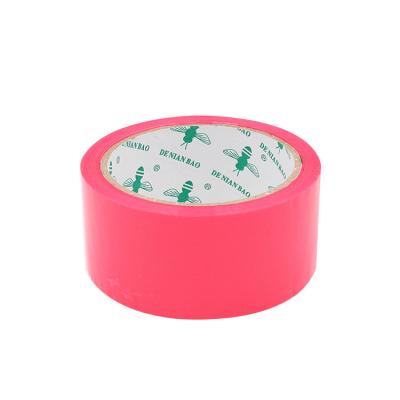 China High Tensile Strength	Color Tape Waterproof Anti Aging Pink Duct Tape for sale