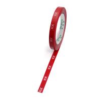 China Customized Red Logo Printing Office Adhesive Tape With Brand Logo for sale
