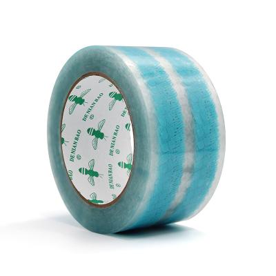 China Blue Bopp Packing Packaging Tape With Customized Design Logo for sale