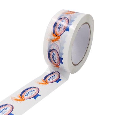 China Custom Printed BOPP Packing Tape With Company Logo 48mm X 100m for sale