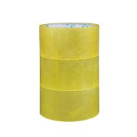 China Wholesale Transparent Yellow Office Adhesive Tape For Packing And Sealing for sale