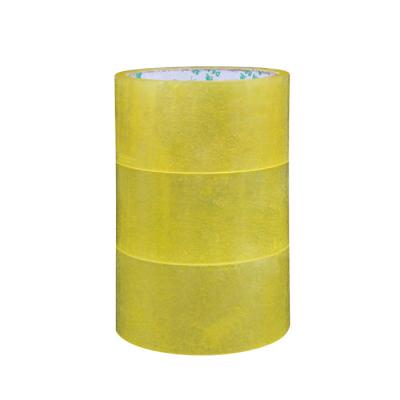 China Wholesale Transparent Yellow Office Adhesive Tape For Packing And Sealing for sale