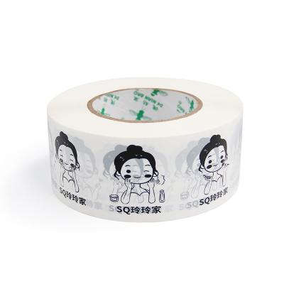 China 95yards Length Customized Printed Tape For Packing And Sealing for sale