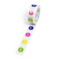 China Custom Self Adhesive Logo Coloured Tape With Brand Logo For Packing for sale