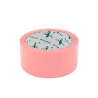 China Light Pink Adhesive Packing Tape Color Tape For Carton Sealing And Masking for sale