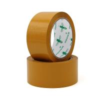 China Beige BOPP Parcel Packing Tape Customized Adhesive Package Carton Sealing Tape for sale