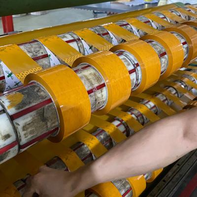 China Beige BOPP Parcel Packing Tape High Adhesive Power China Manufacturer for sale