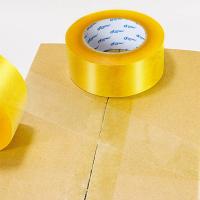 China Clear / Transparent Yellowish Opp Carton Sealing FRAGILE Packing Tape for sale