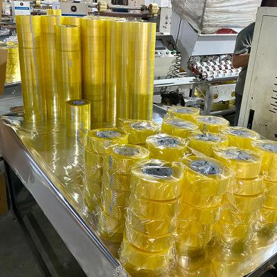 China BOPP Transparent Packaging Packaging Tape Clear/Transparent Yellowish for sale