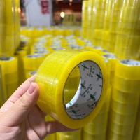 China Factory Wholesale For Sealing Carton Strong Adhesive Transparent Packing Tape for sale