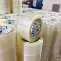 China Pure White Transparent High Viscosity Customized Adhesive Bopp Packing Tape for sale