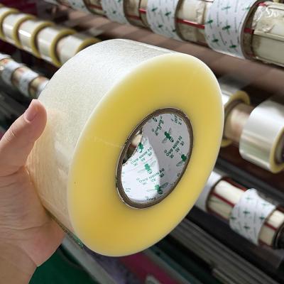China Strong Adhesive White Clear Adhesive Glue BOPP Packing Tape for sale