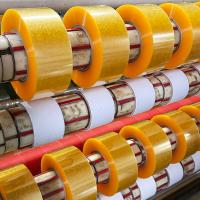 China Golden Clear Strong Adhesive BOPP Excellent Quality Low Noise Packing Tape for sale