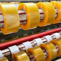 China Bopp Golden Yellow Packing Tape High Adhesive Power Offer Customized Packaging for sale