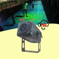 China New Release 1000lm LED Outdoor Floor Wall Building Projection Mapping Gobo Interactive Video Projector for sale