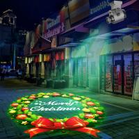 China Nebula LED 25w 35w 50w 80w 100w Advertising Building Light Custom Logo Warning Sign Gobo Projector for sale