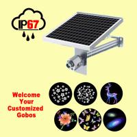 China Nebula 40W 60W Solar Energy Projector System Gobo Outdoor IP67 Waterproof Light Solar Projector for sale