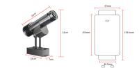 China Custom 25 Watt HD LED IP65 Outdoor Gobo Logo Projector Machine Advertising Lights for Eye-Catching Displays for sale