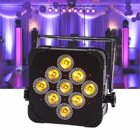 China Wedding Party 9x18w LED  Wireless Battery Power, Charging and Wireless RGBWA-UV 6-in-1 Par Stage Light for sale