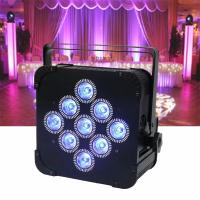 China Wedding Party 9x18w LED  Wireless Battery Power, Charging and Wireless RGBWA-UV 6-in-1 Par Stage Light for sale