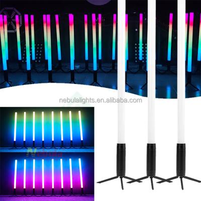 China NEBULA 360 LED RGB Pixel Battery Tube Light IP65 Wireless DMX DJ Wedding Event Stage Light for sale