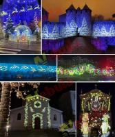 China 600W IP65 Outdoor LED Zoom Gobo Projector Premium Aluminum Alloy Advertising Logo Light Rotating Glass Gobos Precision Optics for sale
